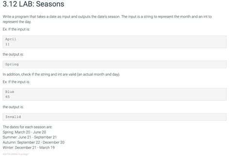 Solved Write A Program That Takes A Date As Input And Chegg Com