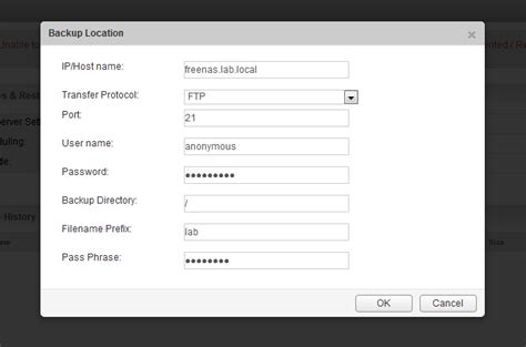 Using Freenas For Nsx Ftp Backups Vswitchzero