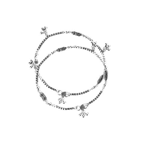 Buy Silver Anklets For Women And Girls Online At Best Prices Truesilver