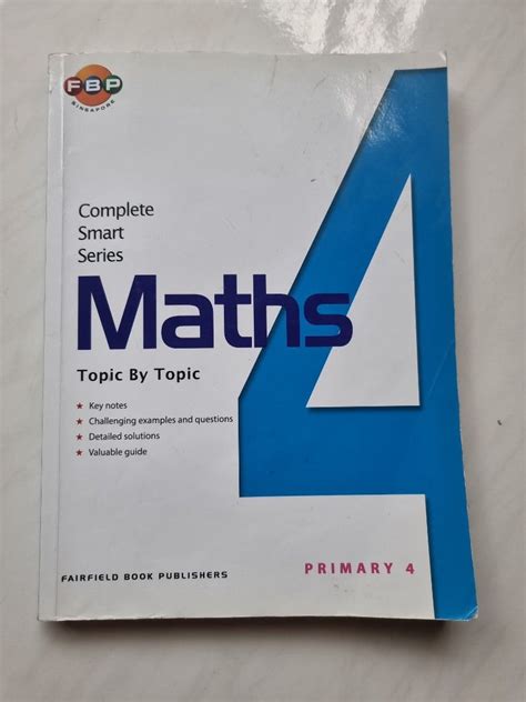 Maths Primary 4 Hobbies And Toys Books And Magazines Assessment Books On Carousell