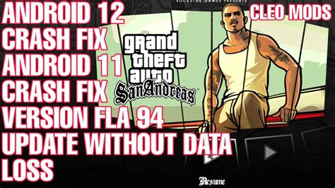 How To Fix GTA SA Crash On Any Android Black Screen Auto Back In HINDI URDU Gamerz