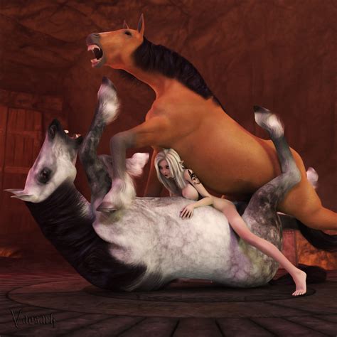 Double Anal Ballsdeep Horsecock Penetration By Vaesark Hentai Foundry