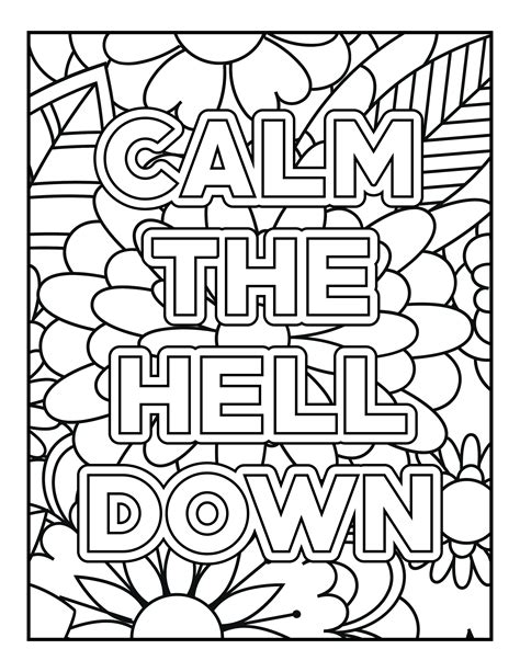 30 Stress Relief Adult Coloring Pages Etsy