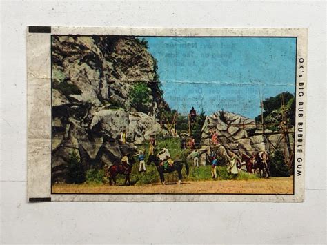 Starý žvýkačkový obrázek OK s BIG BUB BUBBLE GUM KARL MAY DER SCHUT Aukro