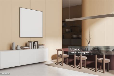 테이블과 의자 서랍 및 모형 프레임이있는 가벼운 사무실 실 인테리어 0명에 대한 스톡 사진 및 기타 이미지 0명 3차원