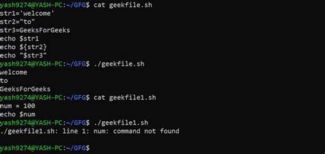 string manipulation in shell scripting geeksforgeeks