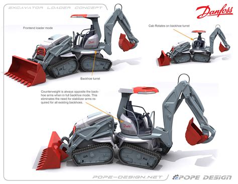Danfoss Concept Backhoe Behance
