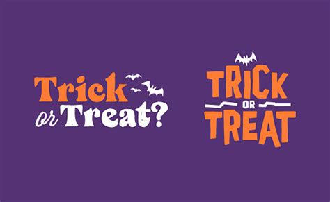 트릭 또는 비행 박쥐로 레터링 디자인을 치료하십시오 할로윈 카드 또는 배너 유령 디자인 10월에 대한 스톡 벡터 아트 및 기타 이미지 10월 가을 개념 Istock