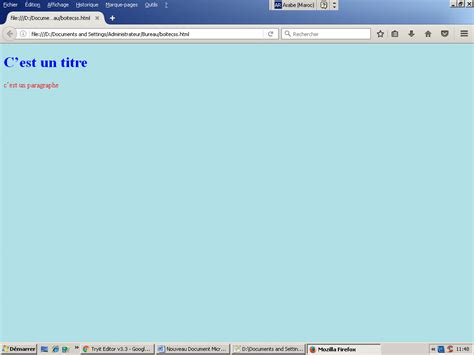 Les Styles Css En Html Développement Web