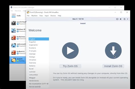 how to install zorin os on virtualbox geekrar