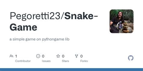 GitHub Pegoretti Snake Game A Simple Game On Pythongame Lib