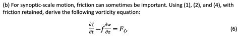 Solved Consider The Following Boussinesq Set Of Equations