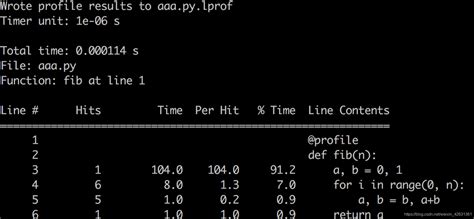 Python性能分析：cprofile和lineprofile搭配使用cprofile或lineprofiler Csdn博客