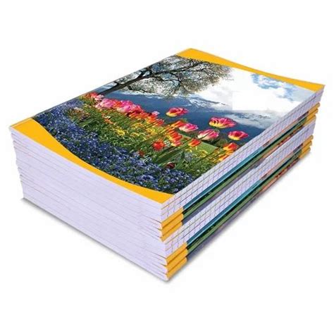Single Line Multicolor A4 Size Register Notebook 156 Pages For School