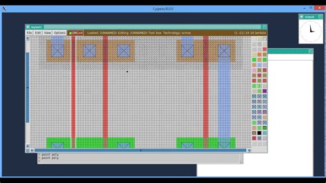 Cmos And Layout Using Magic Vlsi Software Youtube