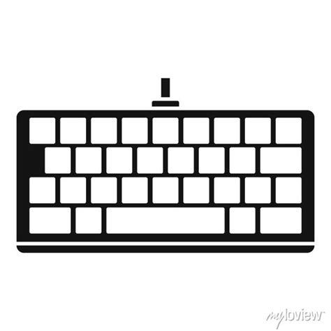 Simple Keyboard Vector
