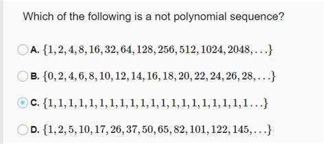 Solved What Is The Degree Of The Polynomial With The