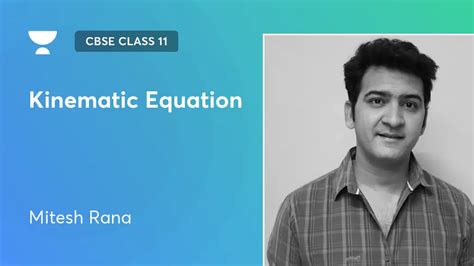Cbse Class 11 Kinematic Equation By Unacademy