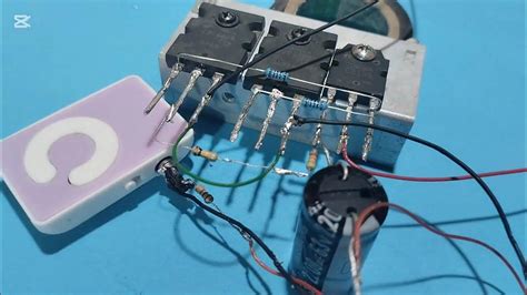 How To Make Homemade Powerful Amplifier Circuit Using Transistor 2sc5200 X2 And C5198 Dc 12v