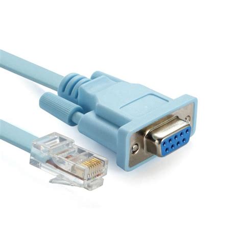 Usb Console Cable Rj45 Cat5 Ethernet To Rs232 Db9 Com Port Serial Female Routers Network Adapter