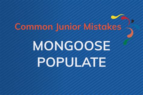 improve the way you use mongoose populate achiev
