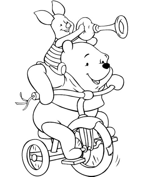Winnie The Pooh And Piglet Coloring Pages