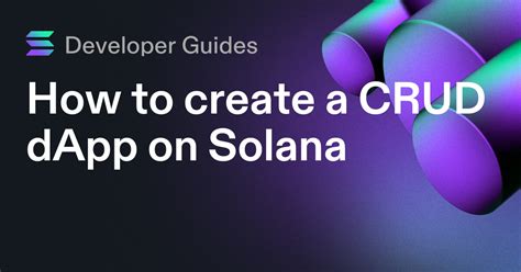 How to create a CRUD dApp on Solana | Solana