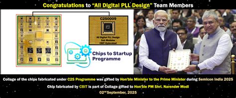 Vikram 32 Bit Processor Chip Fabricated By Cbit Semicon India 2025 Cbit