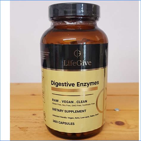 Lifegive Digestive Enzymes 360 Healthy Habits