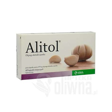Alitol 48 Kapsułek Ulotka Cena I Opinie Apteka Internetowa Oliwna