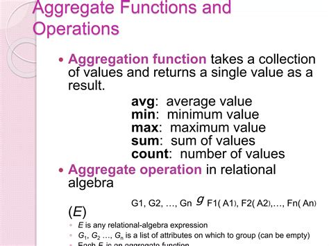 Relational Algebra Operations Ppt Databases Computer Software And