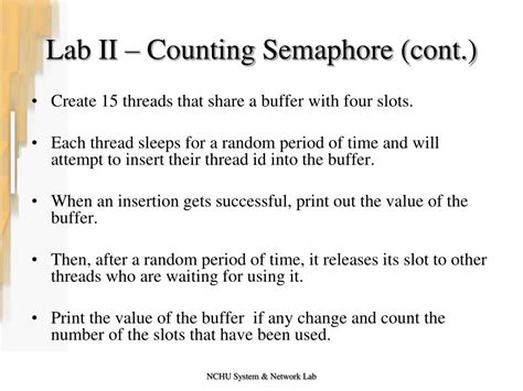 Ppt Lab 9 Semaphores Powerpoint Presentation Free Download Id4410505 Ppt Lab 9 Semaphores Powerpoint Presentation Free Download Id4410505