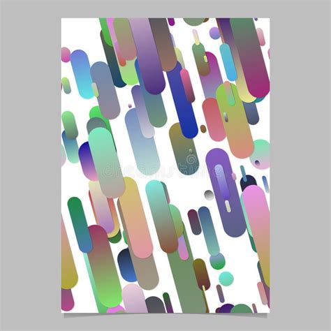 Colorful Modern Gradient Stripe Pattern Brochure Background Template