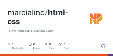 Github Marcialinohtml Css Curso Html Css Curso Em Video