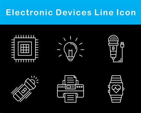 Electronic Devices Vector Icon Set 20651544 Vector Art At Vecteezy