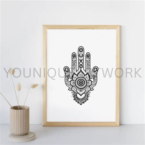 Hamsa Svg Bundle Png Hamsa Hand Clipart Hand Drawn Hamsa Hands