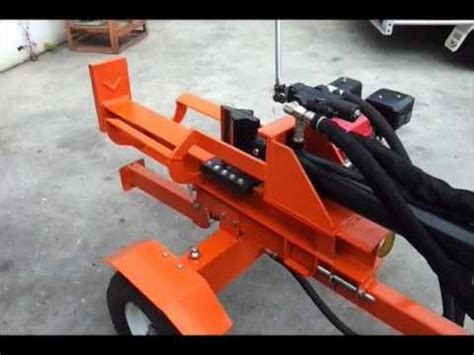 Fast Log Splitter Cycle Time - YouTube