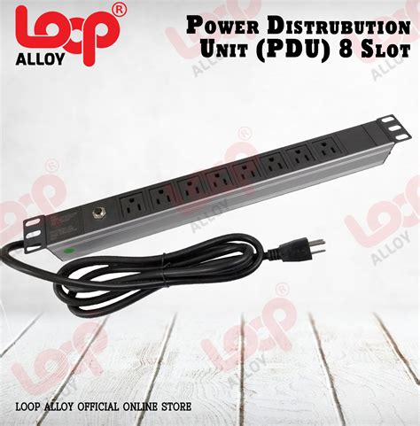 Loop Alloy Power Distribution Unit PDU Power Strip Unit For Data Cabinet Rack High Quality