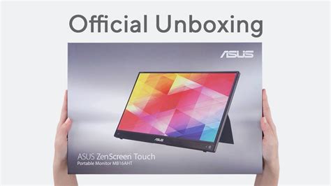 Asus Zenscreen Touch Mb16aht Portable Monitor 156 Fhd Ips Display 60hz Refresh Rate 5ms