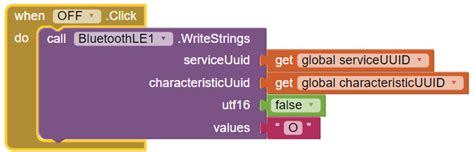 How To Get Serviceuuid And Characteristicuuid When I Use The Bluetoothle Extension Internet