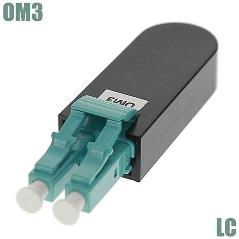 Used LC OM Multi Mode Loopback Fiber Optic Tester Optical Adapter Connector UBB Threads