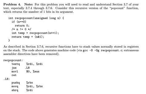 Solved Problem 4 Note For This Problem You Will Need To