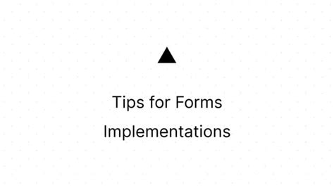 tips for forms implementations r sitecore