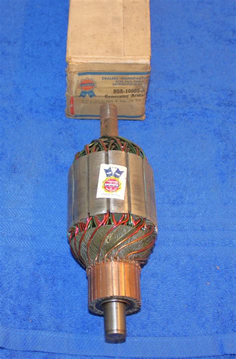 1956 1957 Ford Car Custom Fairlane F100 F250 Nos Reman 6 Cyl Generator