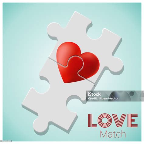 붉은 마음 퍼즐 조인 함께 벡터 일러스트 레이 션의 진정한 사랑 개념 개념에 대한 스톡 벡터 아트 및 기타 이미지 개념 개념과 주제 건강관리와 의술 Istock