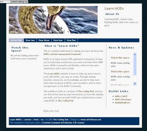 Building A Website With MODx For Newbies Part Introducing Snippets The Coding Pad