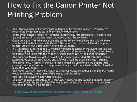 Ppt How To Resolve Why Is My Canon Printer Not Printing Properly Issue Powerpoint Presentation