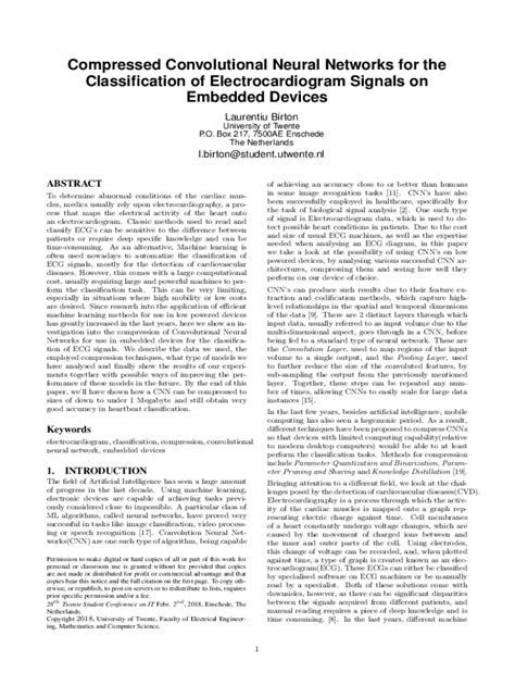Fillable Online Essay Utwente Compressed Convolutional Neural Networks