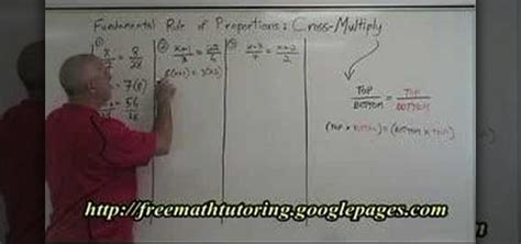How To Use The Fundamental Rule Of Proportions In Algebra Math WonderHowTo
