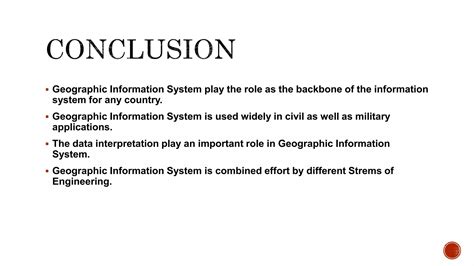 Geographic Information System Ppt